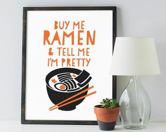 Ramen quote | Etsy