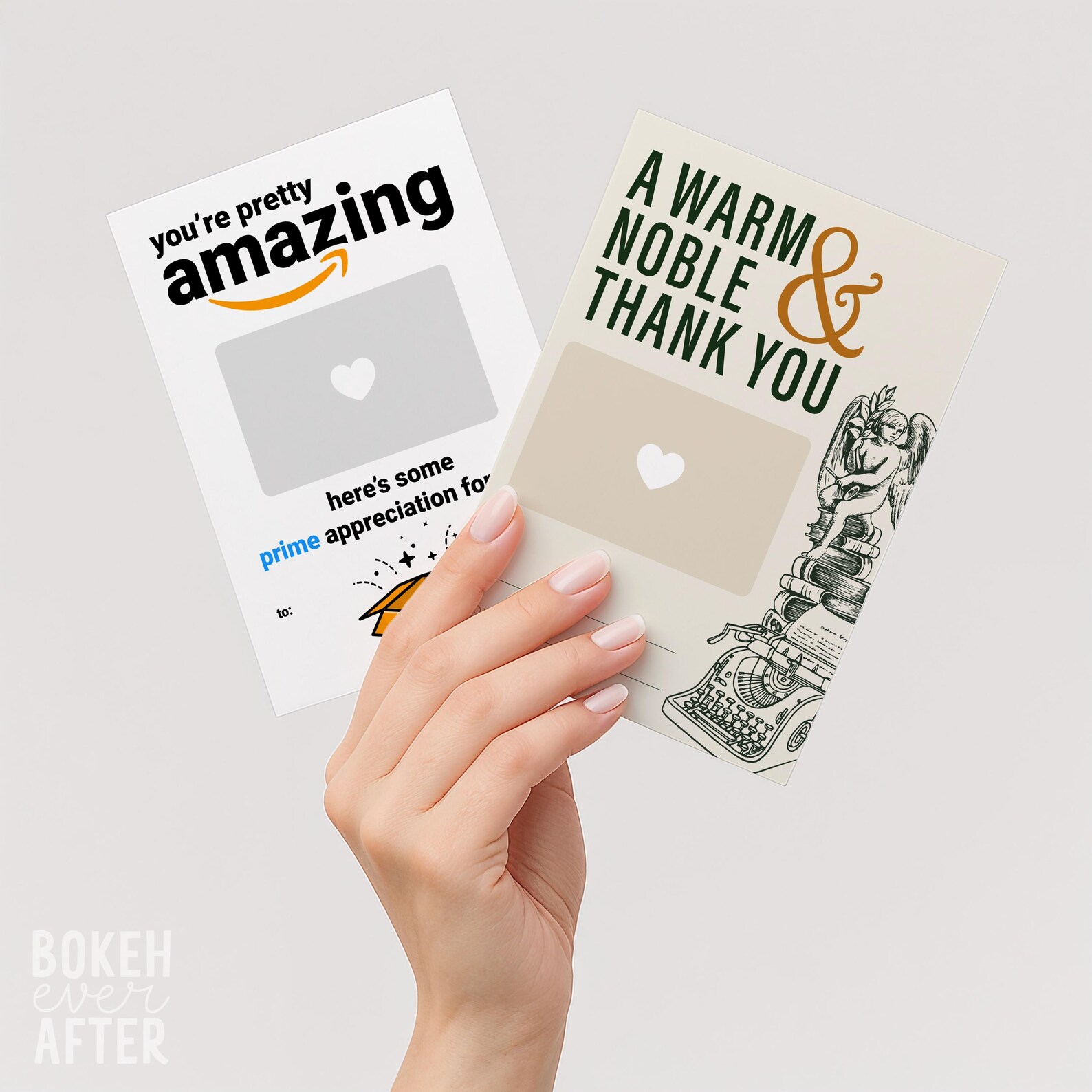 12 Printable Gift Card Holder Bundle, Thank You & Appreciation Cards ...