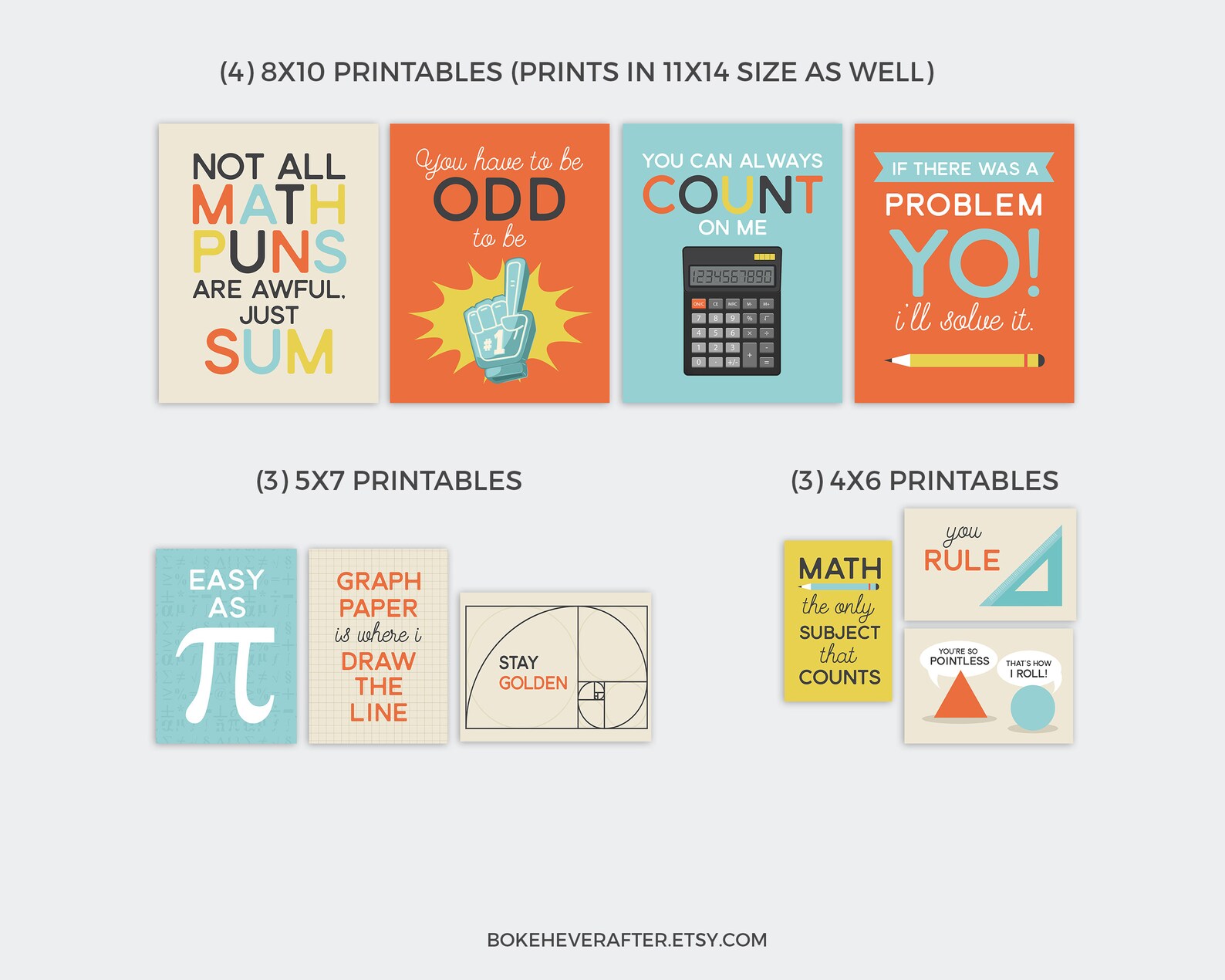 Math Puns Printable Nursery Printables Mathematics Pun - Etsy Australia