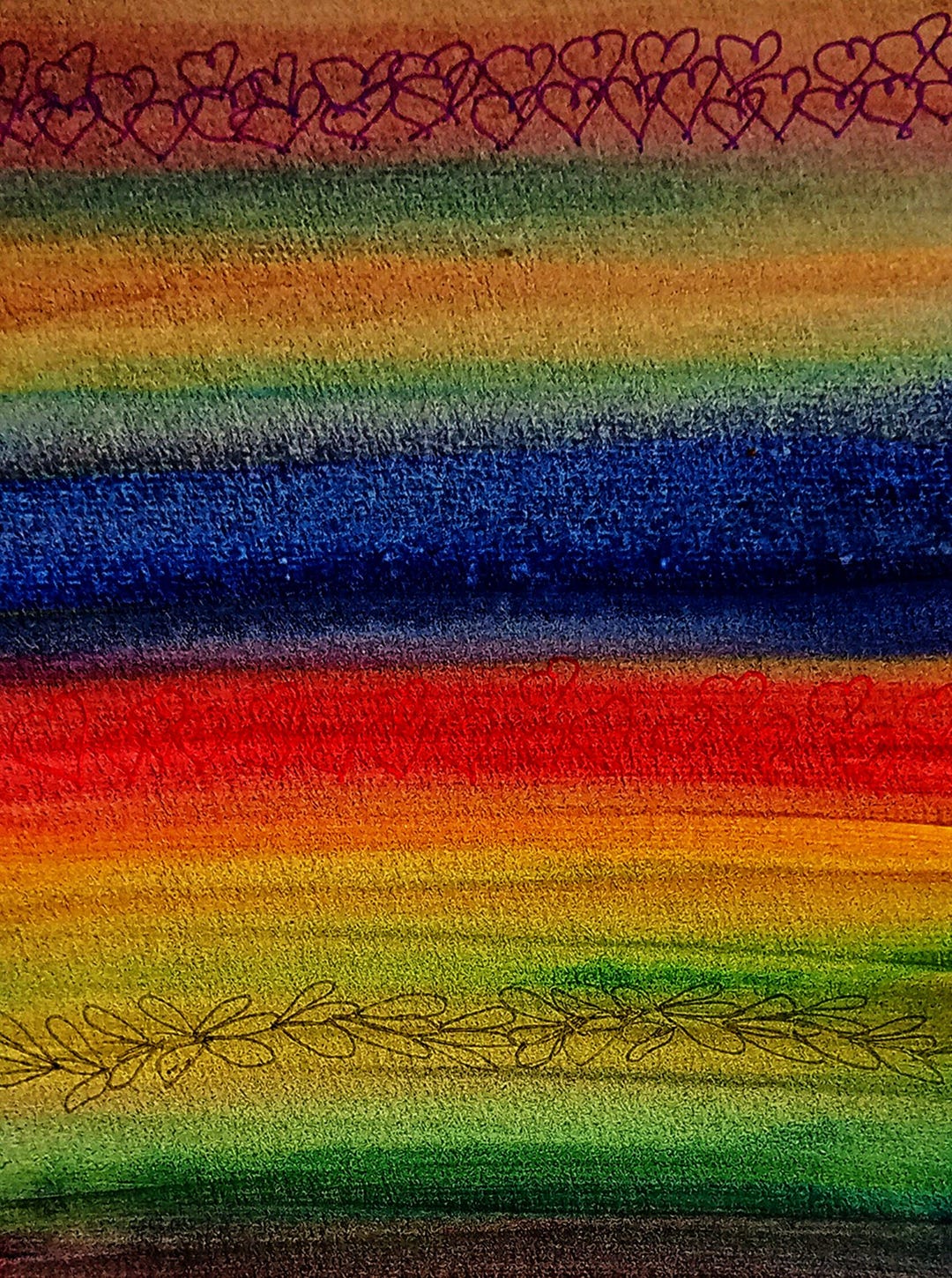 Watercolor Painting of a Rainbow Array of Colors Bursting Into Light ...