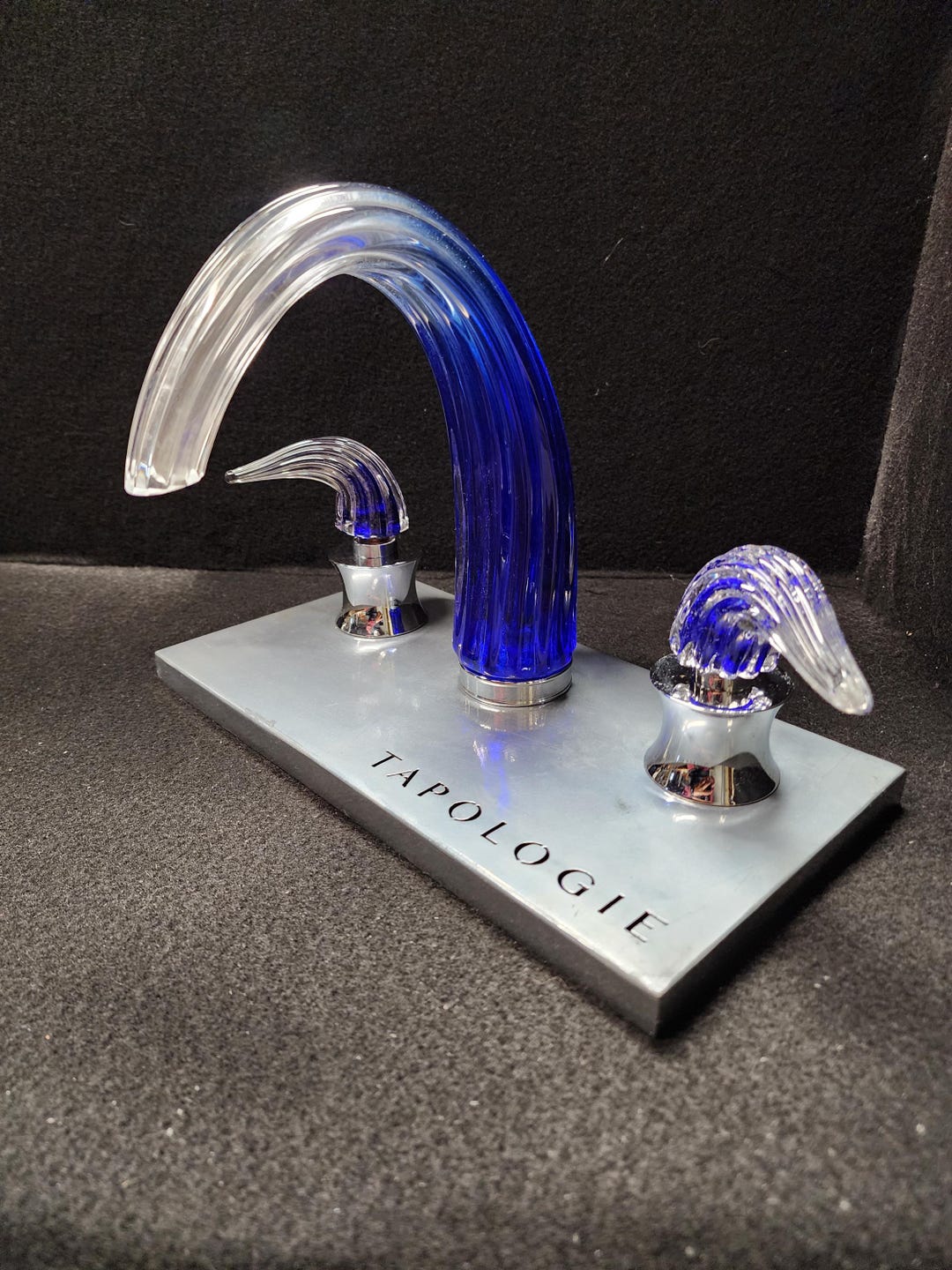 Cobalt Blue Fade to Clear | 8" Widespread Faucet Set | Limited Final ...
