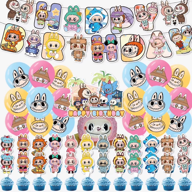 Labubu Party Decorations - Etsy