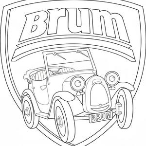 Brum Colouring in Image - Etsy