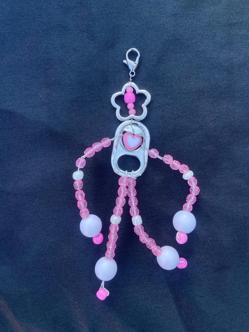 Soda Tab Buddies!! Handmade Reporposed Trash Art Keychain Made With Pop ...