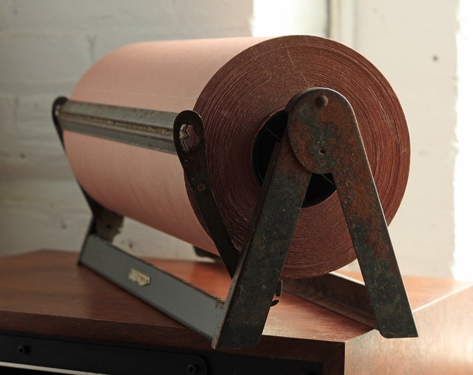 Vintage Butcher Paper Roll Holder - Etsy