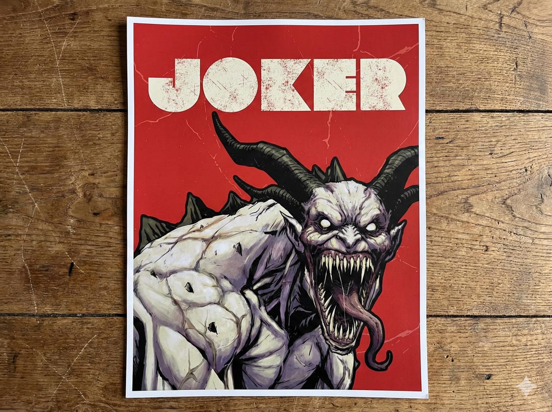 Joker Poster 11x14 | Absolute Batman Comic Art Print | Dark Joker Wall ...