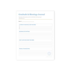Faith Journal Bundle Printable PDF | Complete Christian Planner Set ...