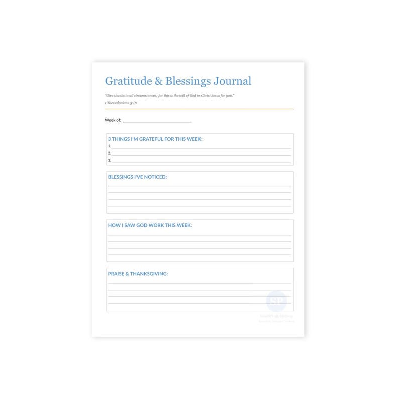 Faith Journal Bundle Printable | Complete Christian Planner Set | Bible ...