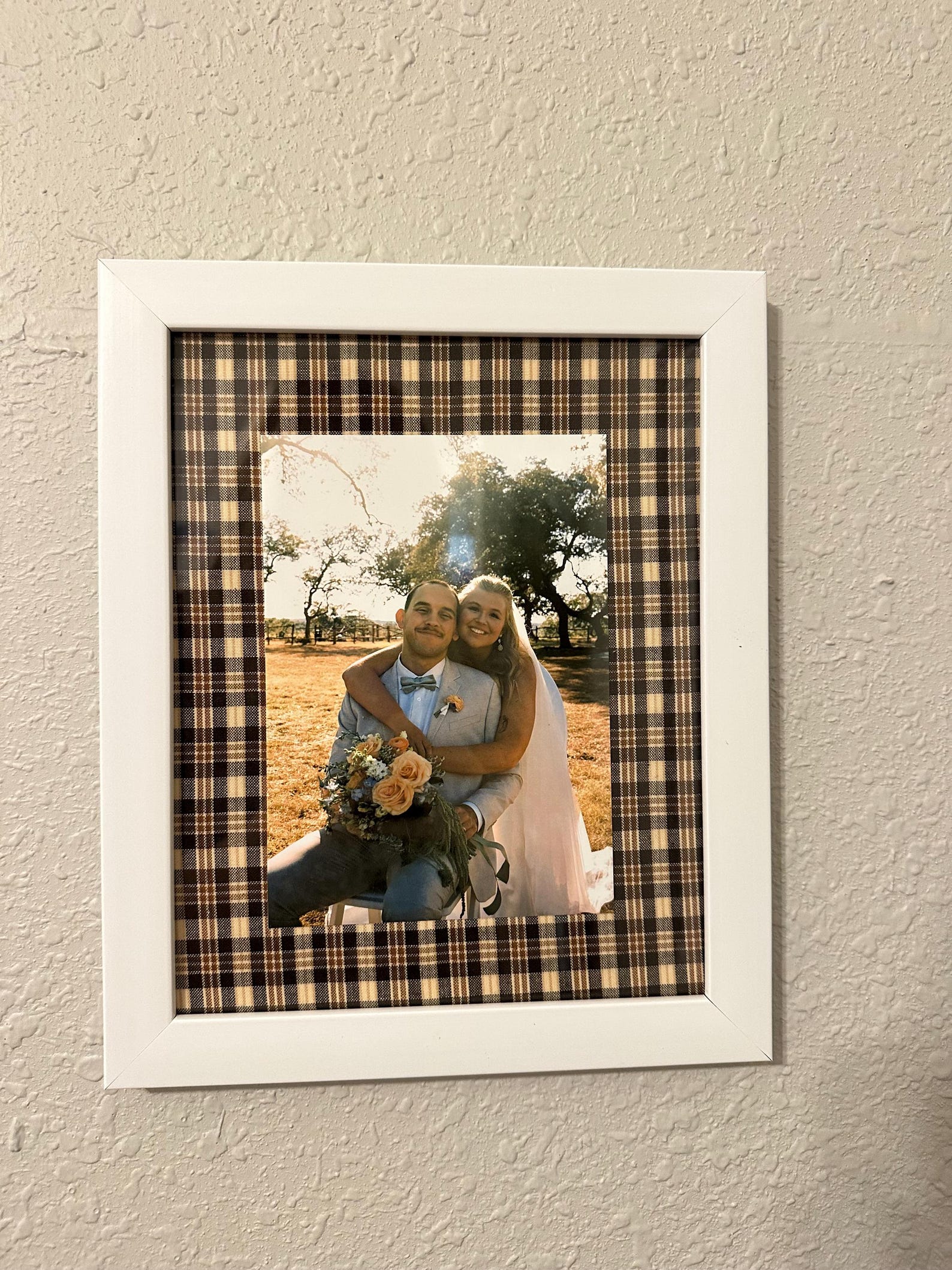 Photo Frame With Custom Fabric Background! - Etsy