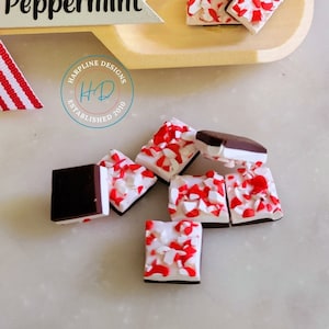 Mini Faux Peppermint Bark - Etsy