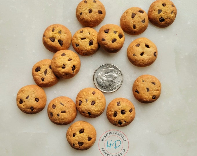 Tiny Faux Chocolate Chip Cookies - Etsy