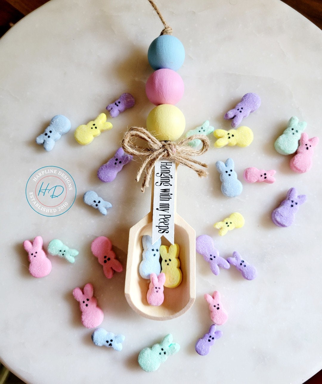 Mini Peeps/bunny Scoop/tier Tray Decor - Etsy