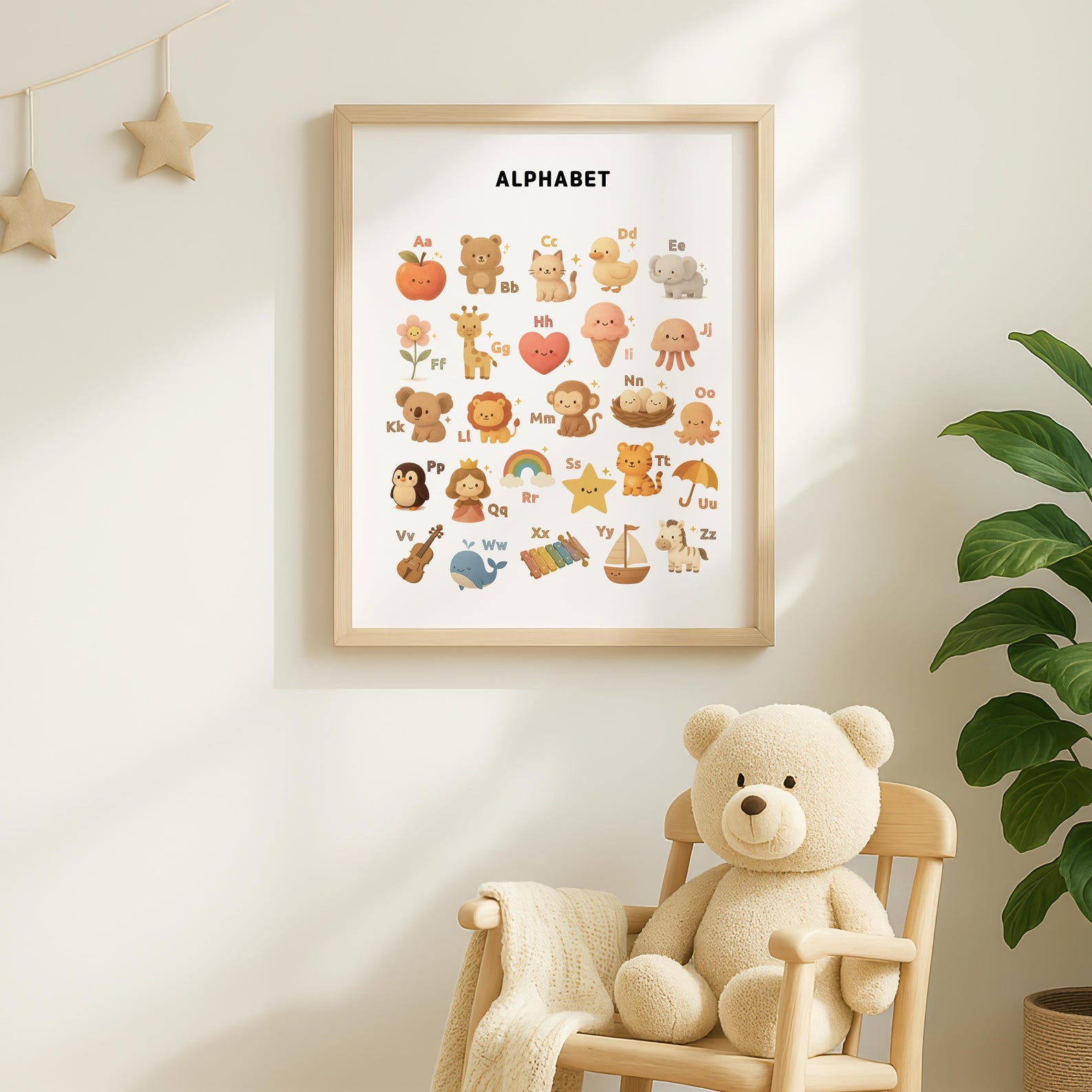 Animal Alphabet Poster | Nursery, Preschool Wall Art (digital Download ...