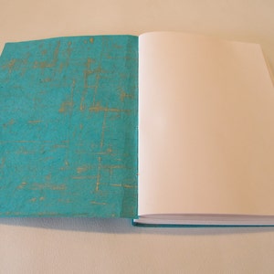 Rhino Handmade Journal Notebook: Turquoise and Orange Rhinoceros Coptic Bound Book - Etsy