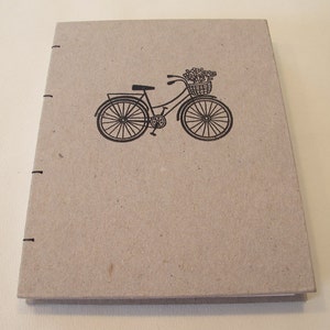 Bicycle Small Notebook Journal: Bike Hardbound Coptic Handmade Book - Etsy