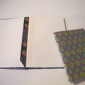 Turquoise, Pink, Green, and Metallic Gold Whimsical Journal Notebooks ...