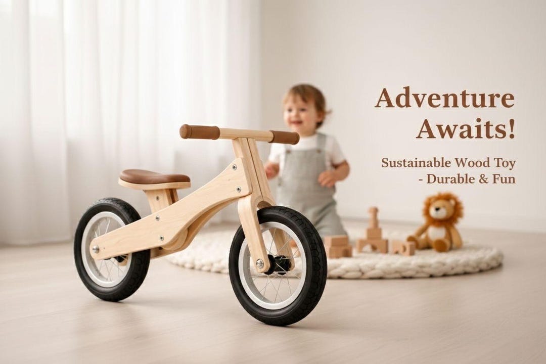DIY Wooden Kids Balance Cycle Plans | Modern Scandinavian Balance Bike ...