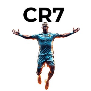 Cristiano Ronaldo Illustration Bundle | CR7 Typography PNG, SVG ...