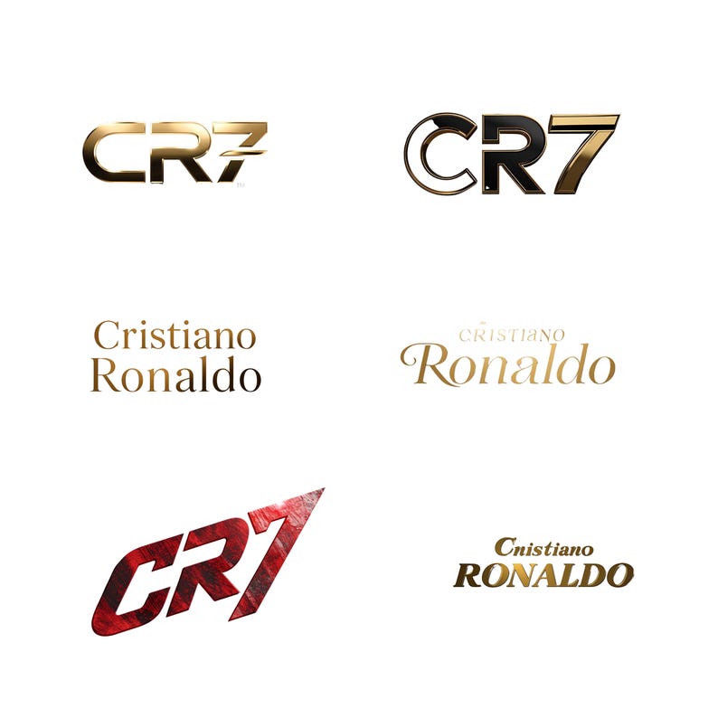 Cristiano Ronaldo Illustration Bundle | CR7 Typography PNG, SVG ...