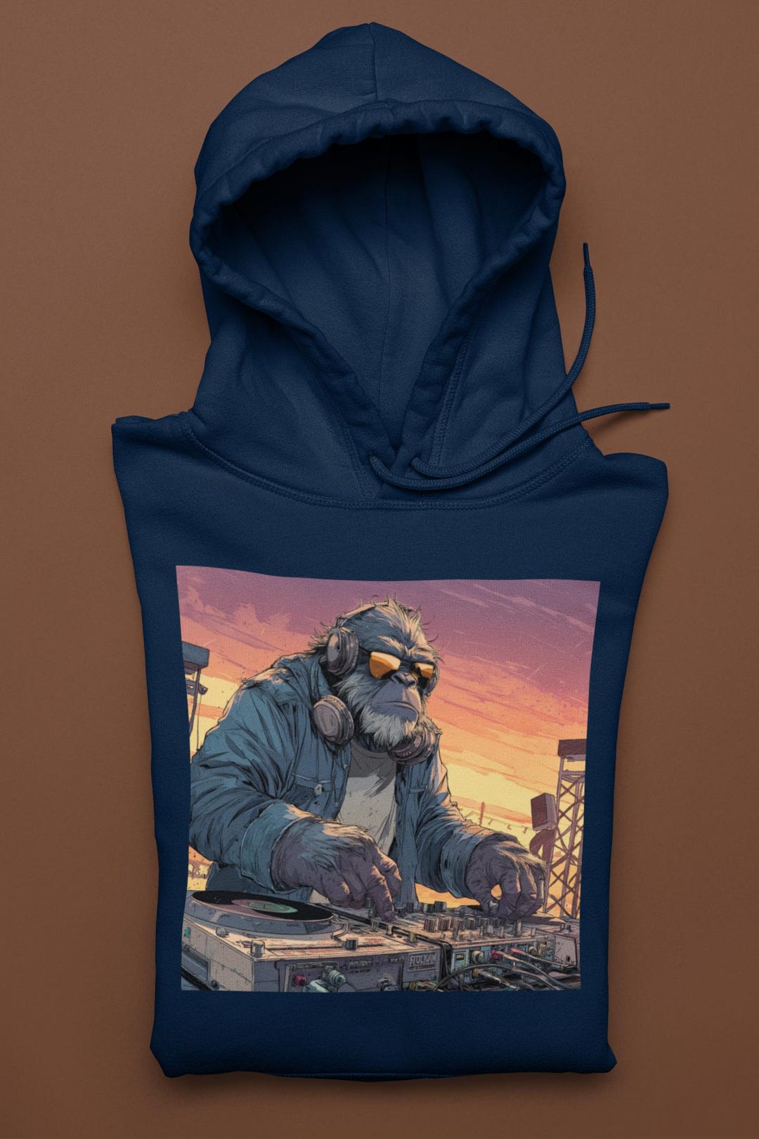 Bigfoot DJ EDM Sasquatch Pullover Hoodie Gift - Etsy