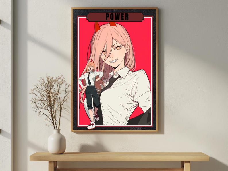 Chainsaw Man Digital Prints - Set of 6 - Denji Power Makima Aki Reze ...