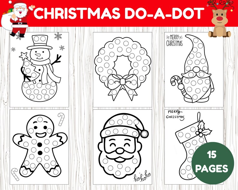 Christmas Dot Marker Activity | Fine Motor Skills Printable (digital ...