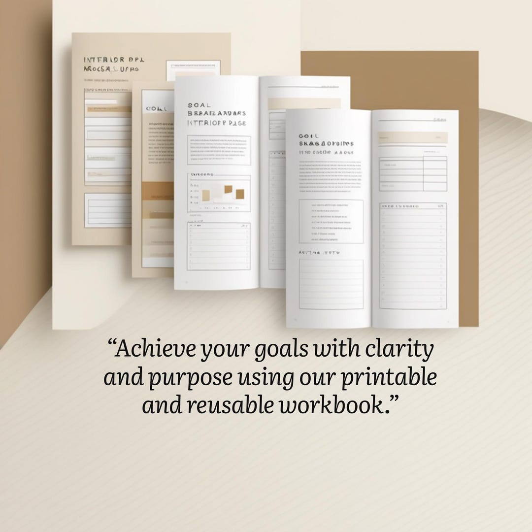 Goal Setting Workbook | Printable Goal Planner PDF | Goal Clarity ...