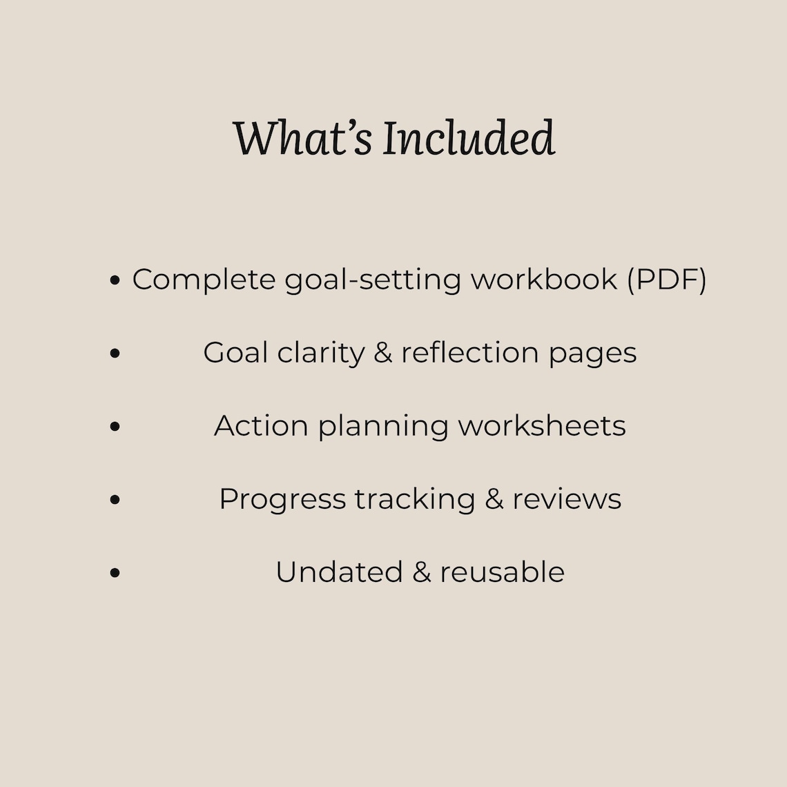 Goal Setting Workbook | Printable Goal Planner PDF | Goal Clarity ...