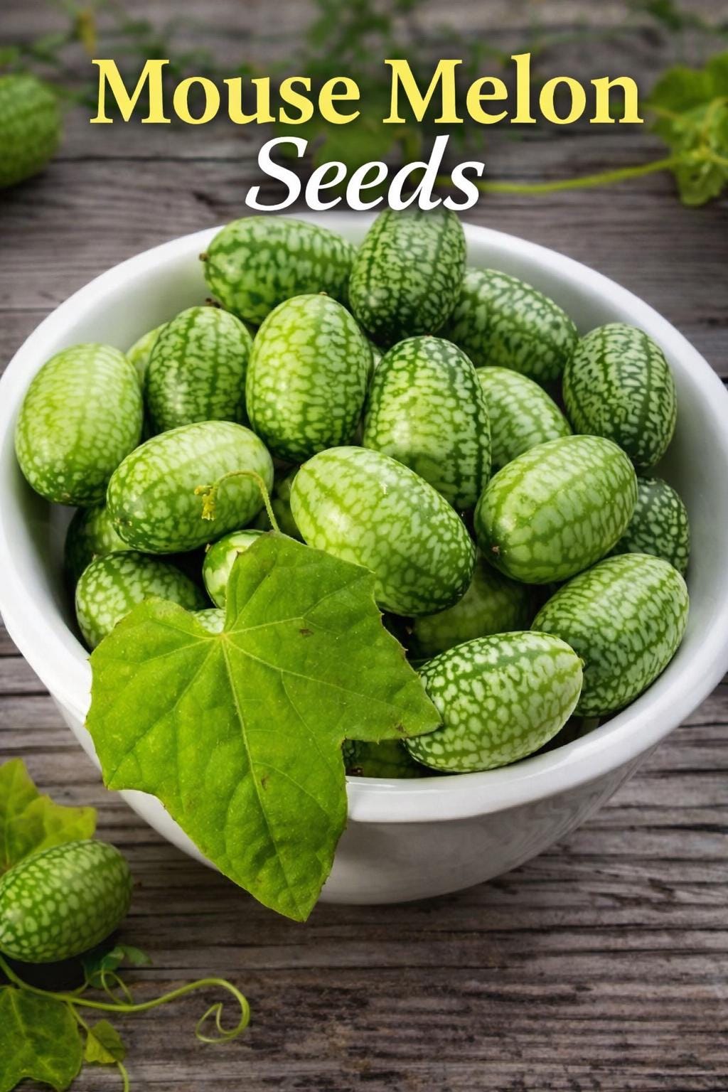 15pcs Cucamelon Seeds (melothria Scabra) – Mouse Melon / Mexican Sour ...