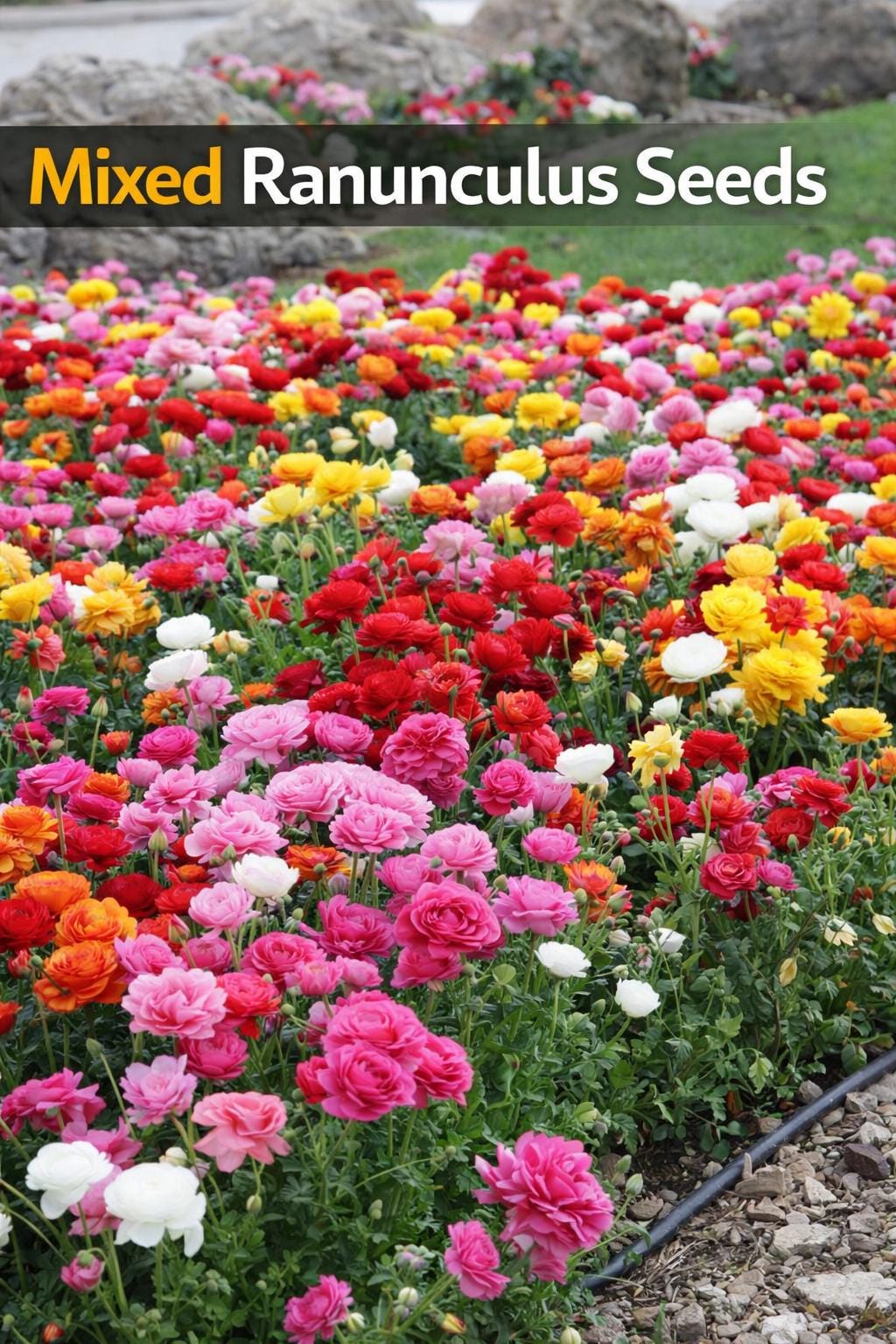 100pcs Ranunculus Flower Seeds (ranunculus Asiaticus) – Mixed Colors ...