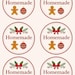 Printable Christmas Jar Labels – Rustic “homemade” Holiday Tags - Etsy