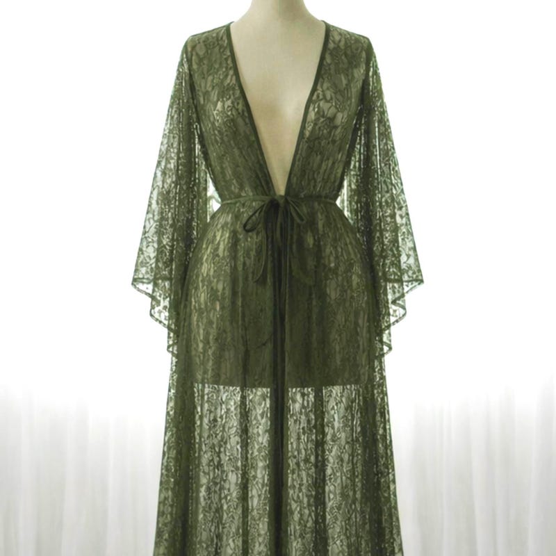 Maxi See Through Robe - Etsy