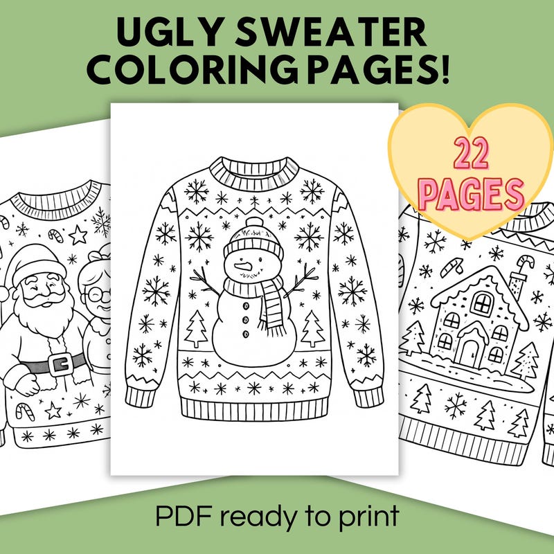 Ugly Coloring Book - Etsy