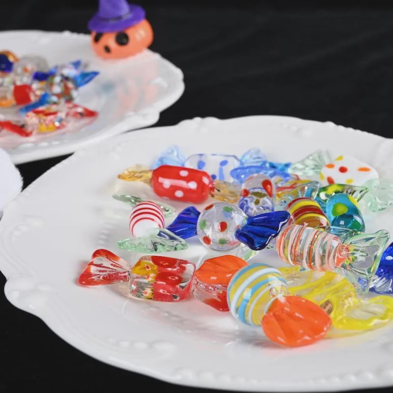 Glass Candy Figurines - Etsy