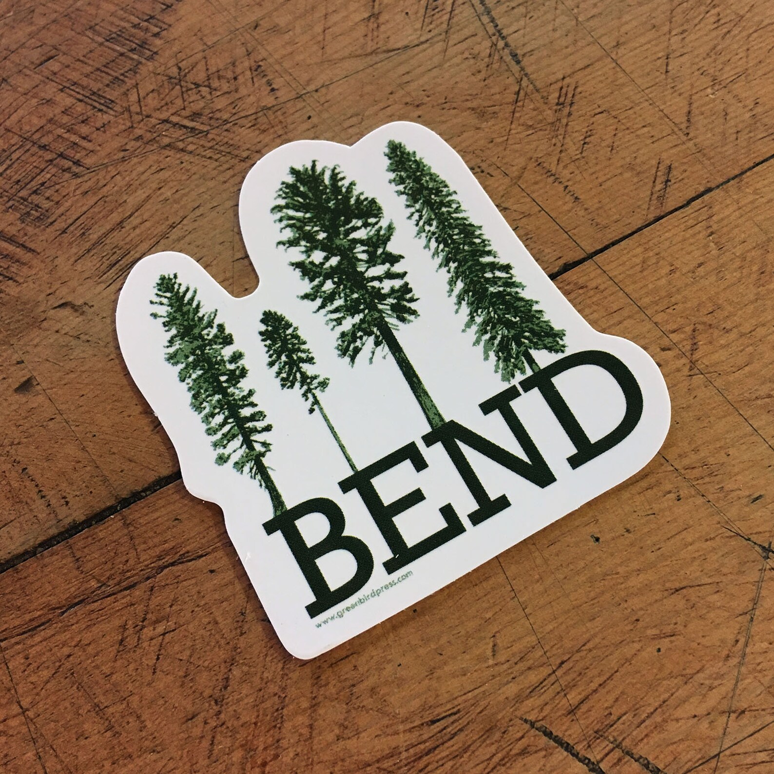 Bend & Oregon Conifer Trees Stickers - Etsy