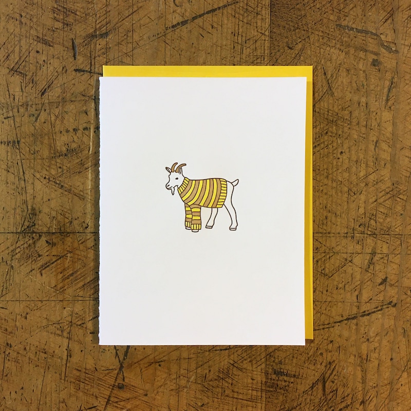 Goat Birthday Card - Etsy