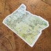 Oregon State Map Sticker - Etsy