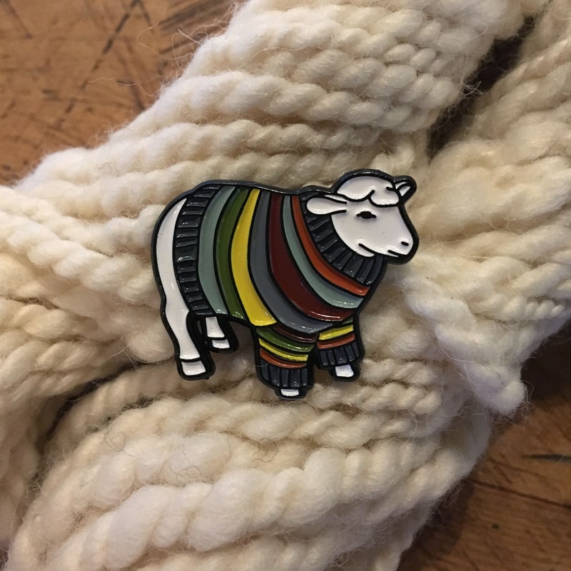 Sheep Pin - Etsy