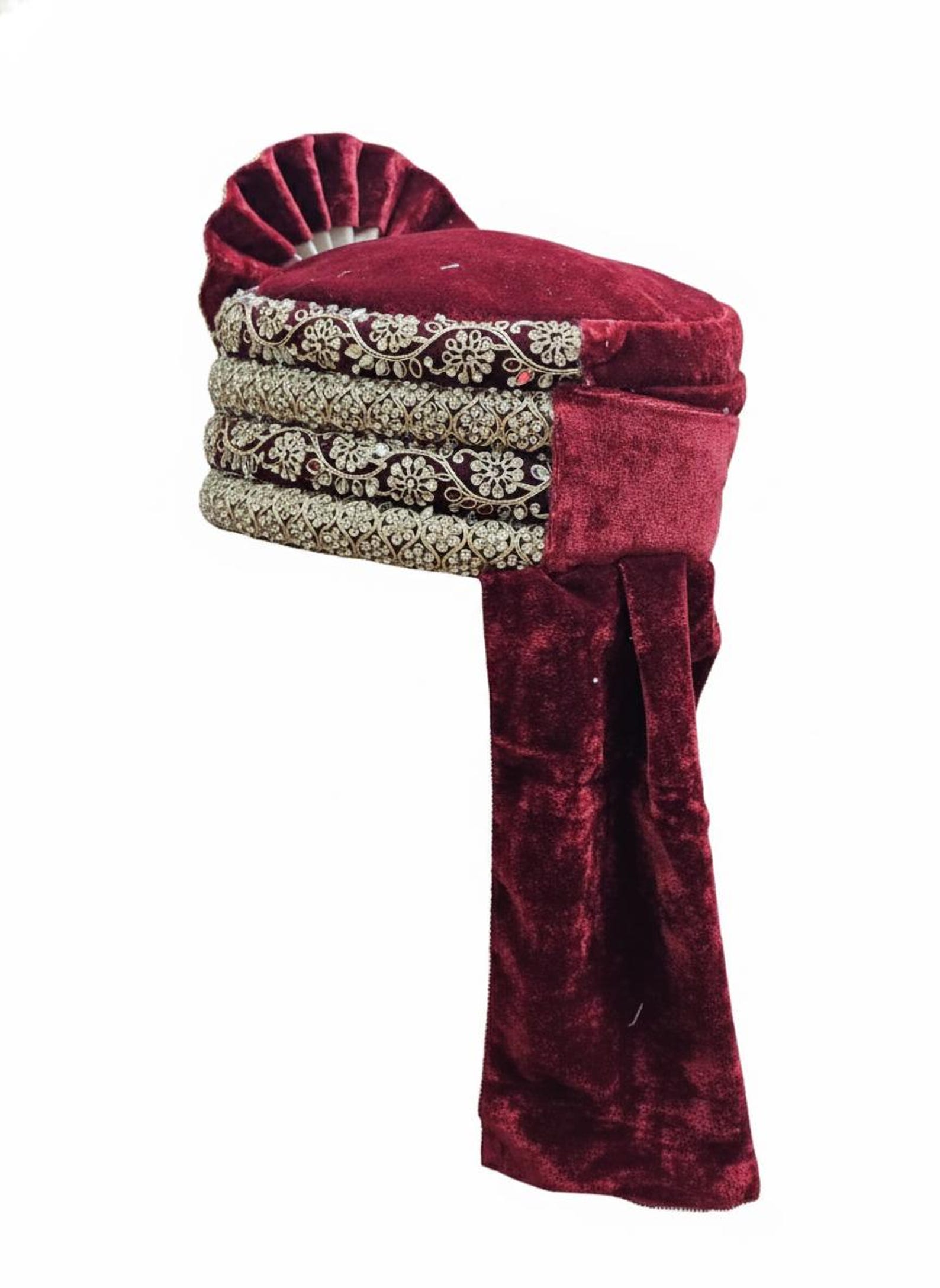 Maroon Gold Dulha Pagri Turban | Groom Wedding Safa - Etsy