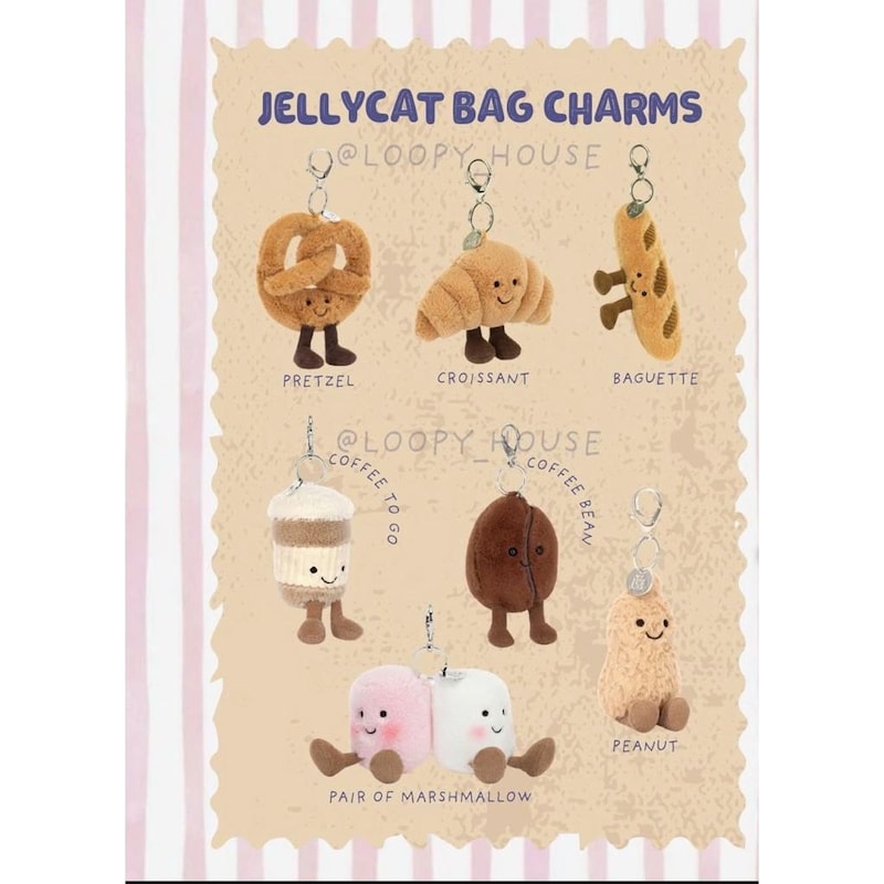 Jellycat Keychains - Etsy