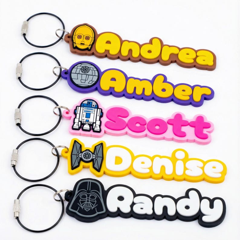Galaxy Warrior Name Keychain, Light Sword Space Theme, Custom Sci-fi ...