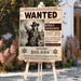 Editable Wanted Poster Template, Wild West Cowgirl Party Photo Prop ...