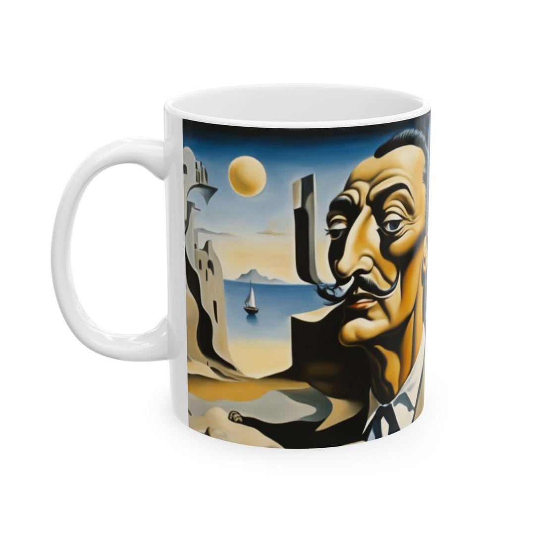 Salvador Dali Mug, AI Generated Art Coffee Cup - Etsy