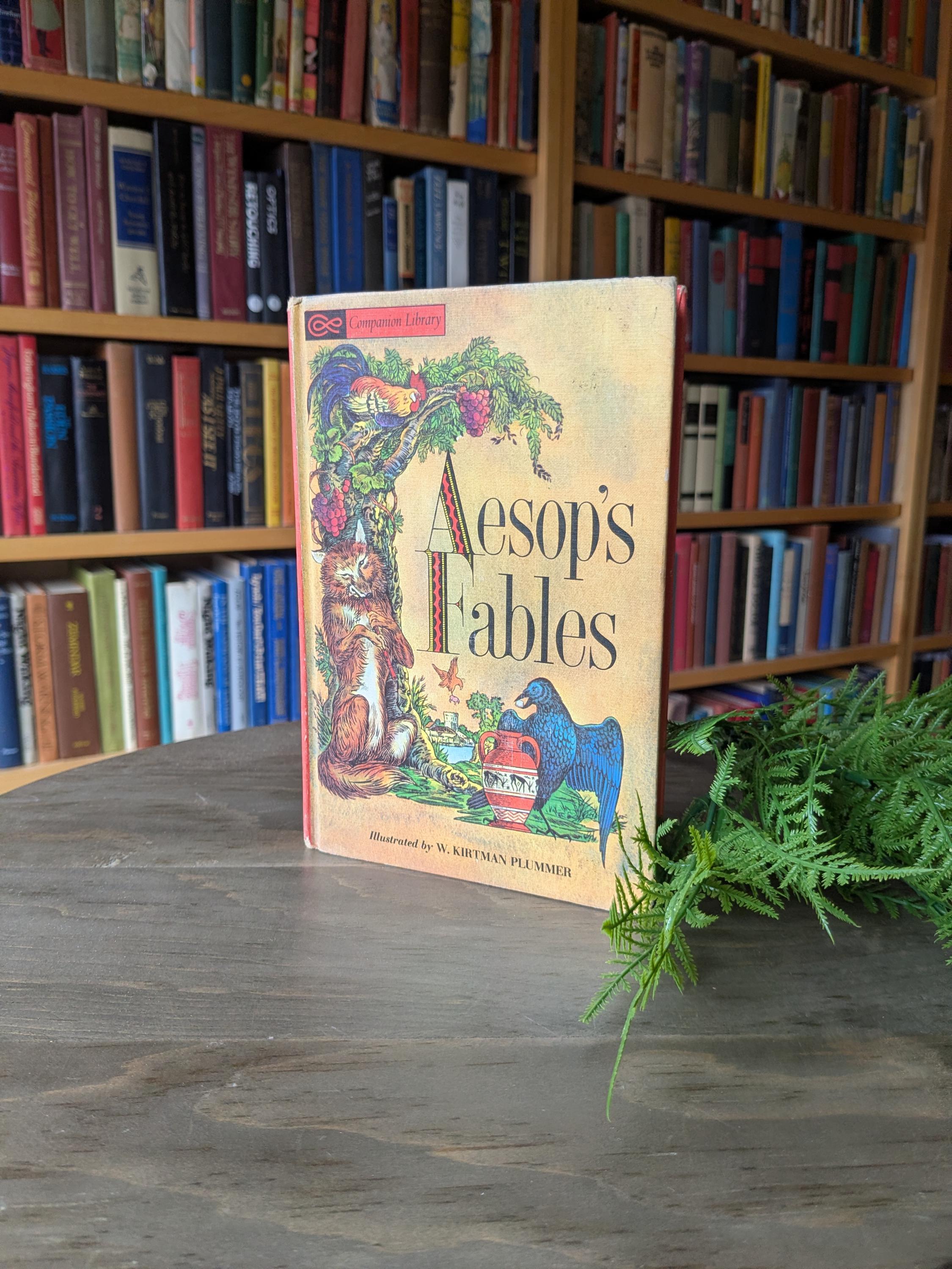 Aesop's Fables Companion Library - 1963 - Vintage Hardcover Book - Etsy ...