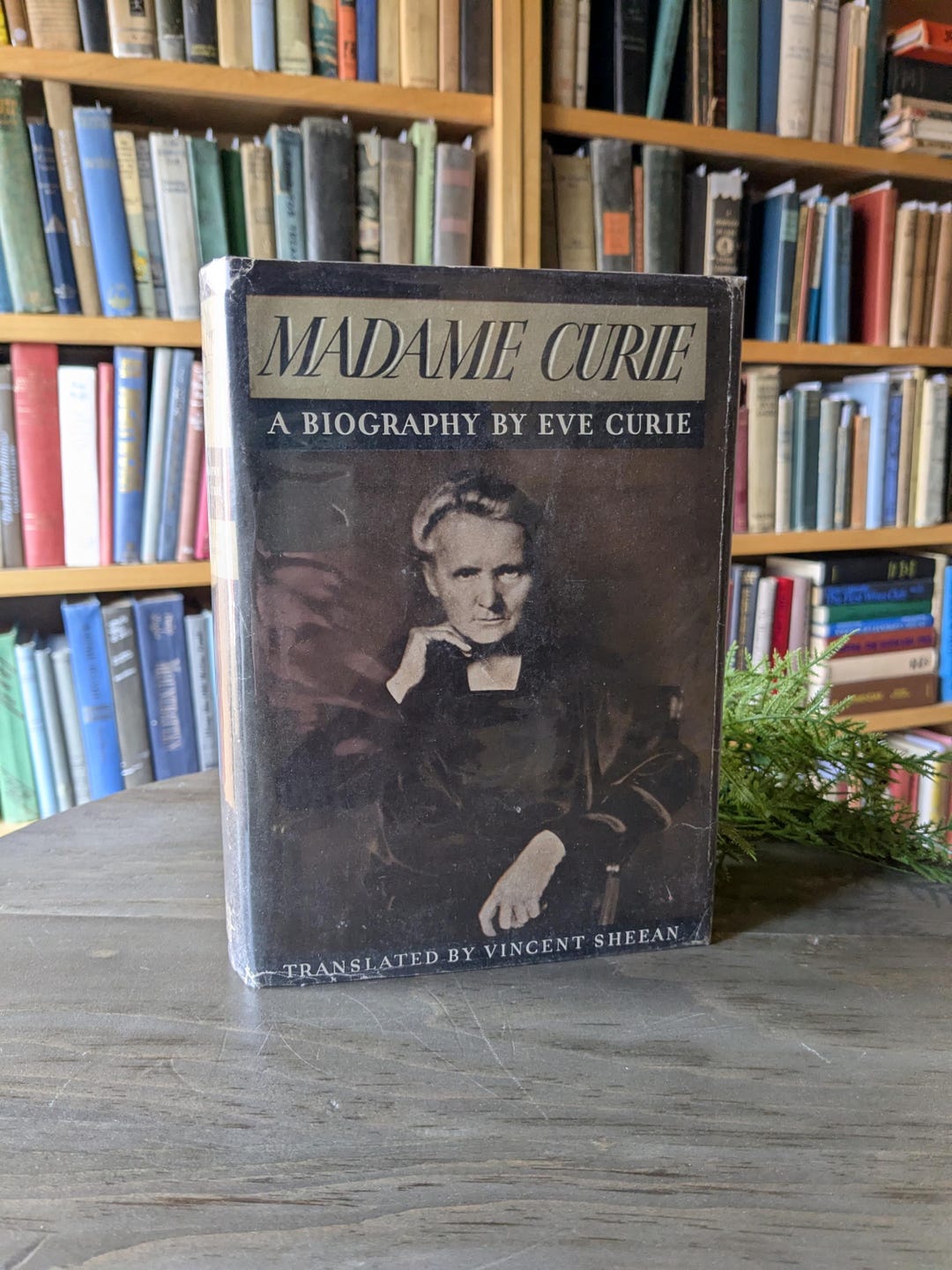 Madame Curie A Biography by Eve Curie - 1943 - Vintage Hardcover Book ...