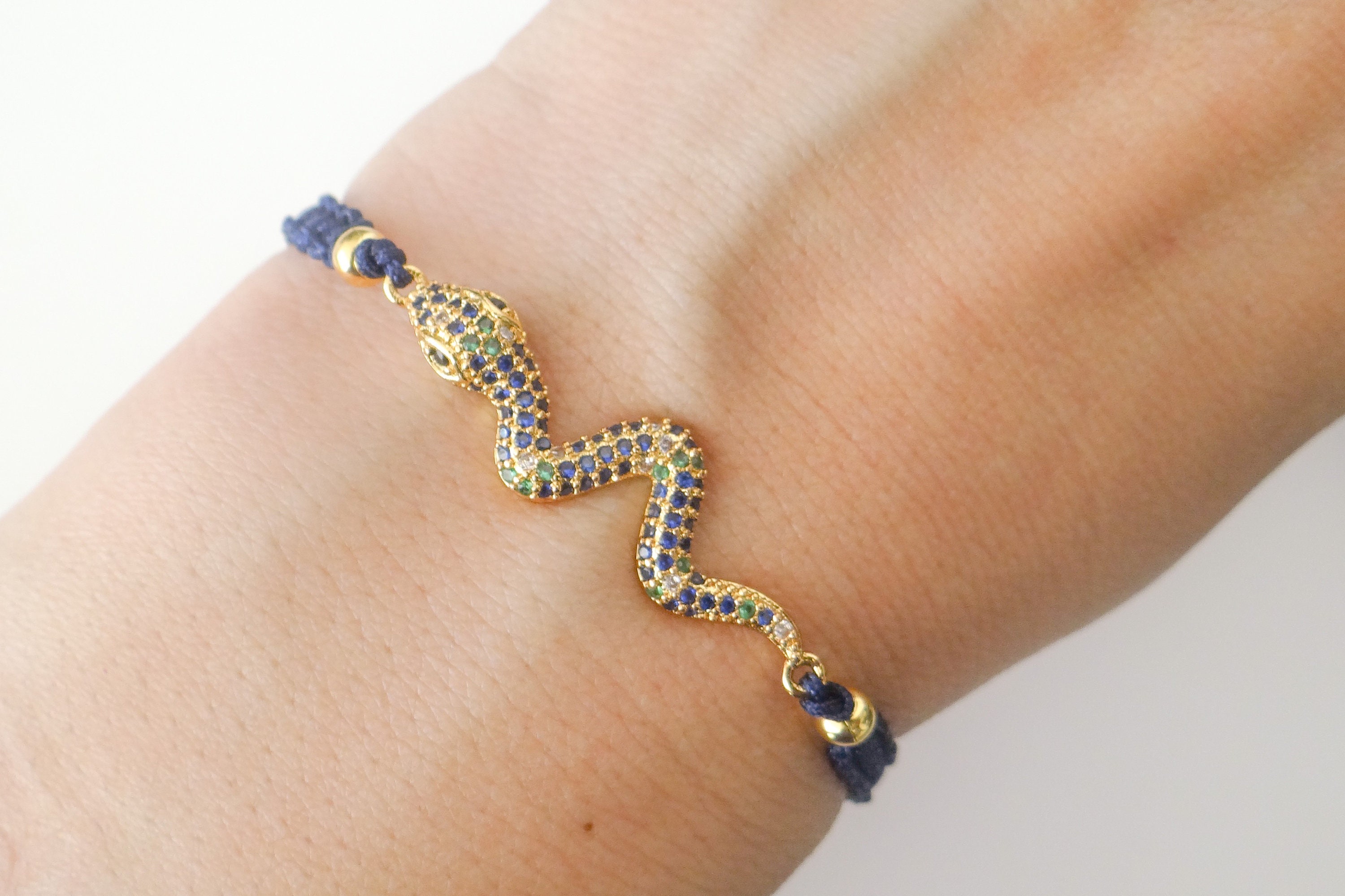 DIY Bracelet Kit - Macrame Snake Bracelet Tutorial - Etsy