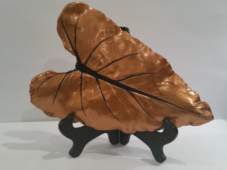 Concrete Elephant Ear Leaf Casting | Etsy