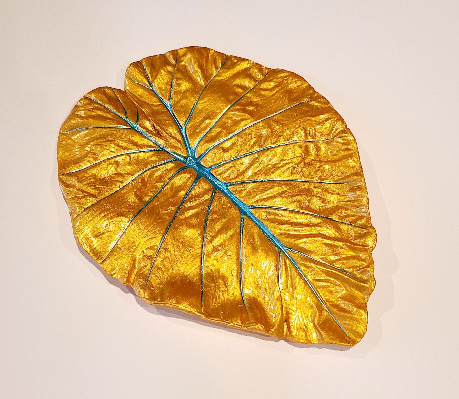 Concrete Elephant Ear Leaf Casting Metal Butterfly - Etsy