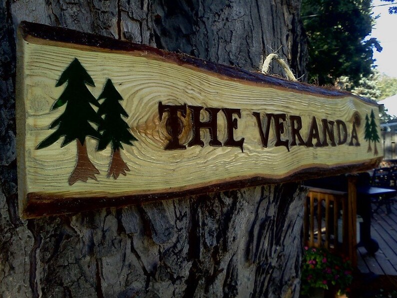 The Veranda... Personalized Wooden Sign - Etsy