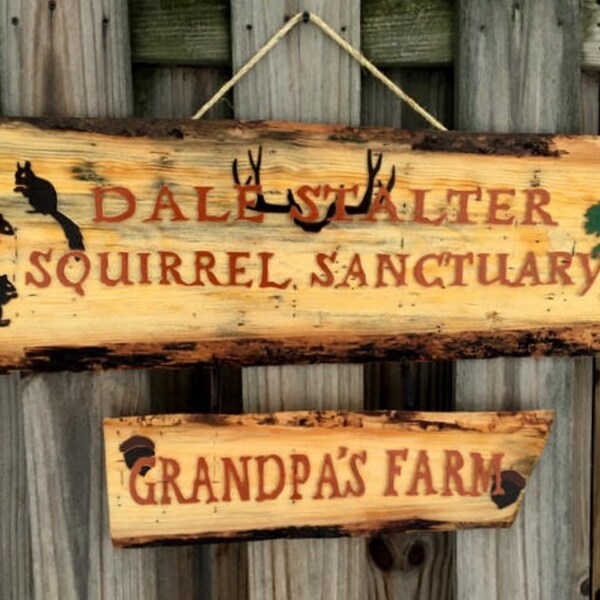 Wooden Squirrel - Etsy